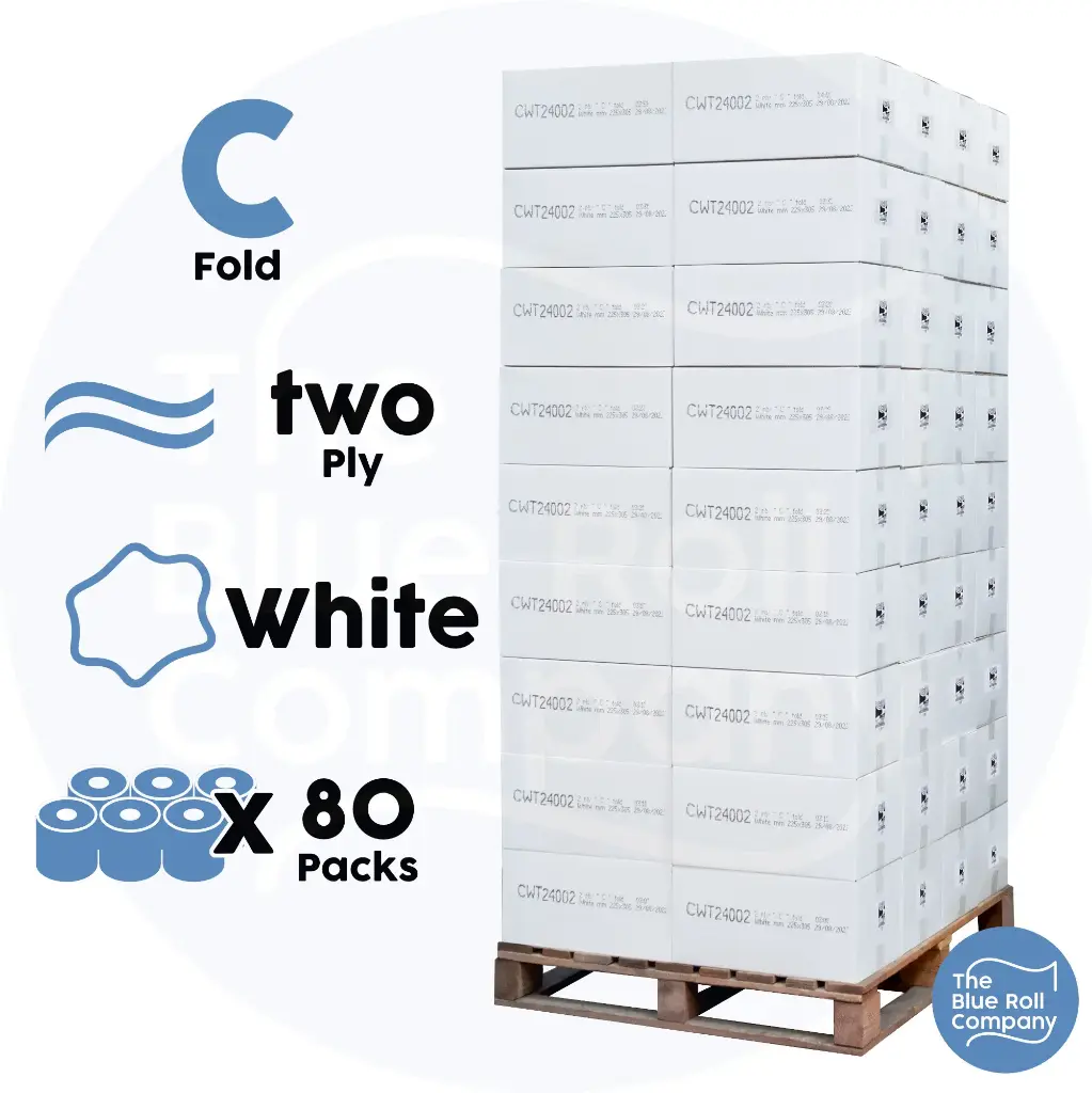 C Fold - Hand Towel - 2 Ply - Pallet | BlueRoll